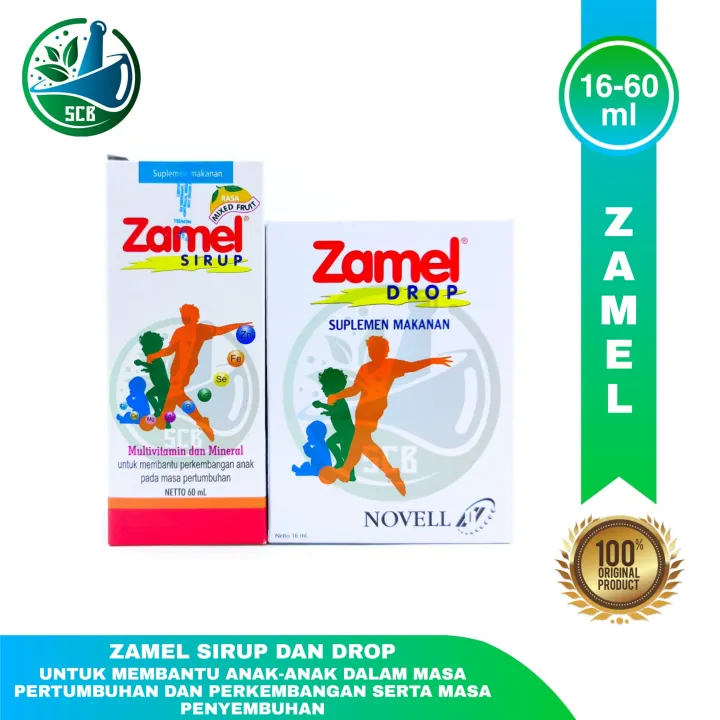 Zamel Syrup & Drop - Vitamin Mineral Anak | Lazada Indonesia