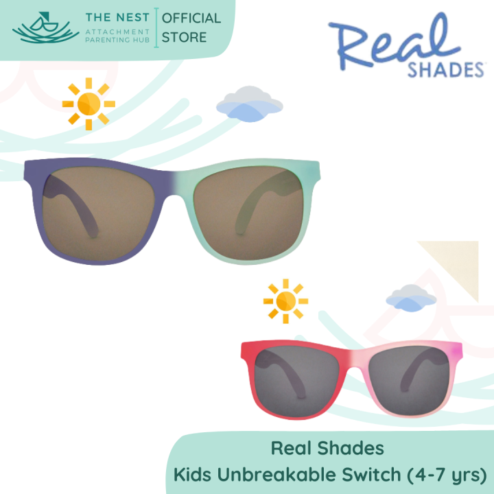 Real Shades Kids Unbreakable Switch (4-7 yrs) Color-changing Frames ...