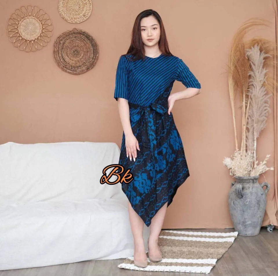 Model Dress Batik Remaja Terbaru