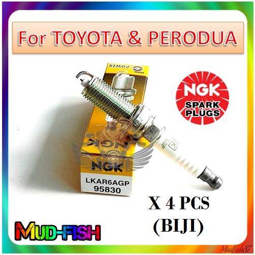 NGK G POWER LKAR6AGP SPARK PLUG FOR TOYOTA VIOS, AVANZA, RUSH, SIENTA ...