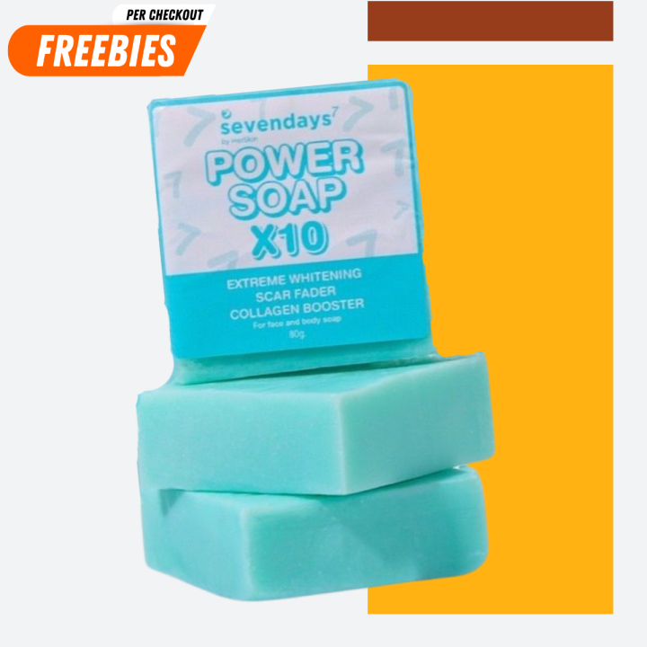 Sevendays Power Soap X10 by Extreme Whitening Scar Fader Collagen ...