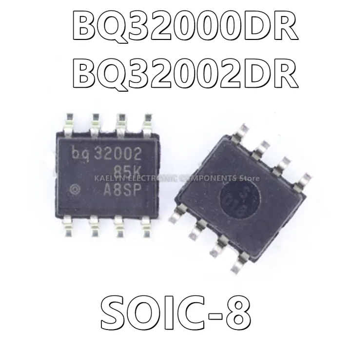 10Pcs/lot BQ32000DR BQ32000 BQ32002DR BQ32002 Real Time Clock (RTC) IC ...