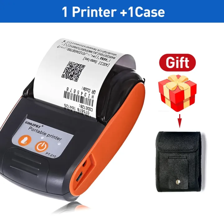 GZQIANJI Portable Mini 58mm Bluetooth Wireless Thermal Receipt Ticket Printer Mobile Phone Bill ...