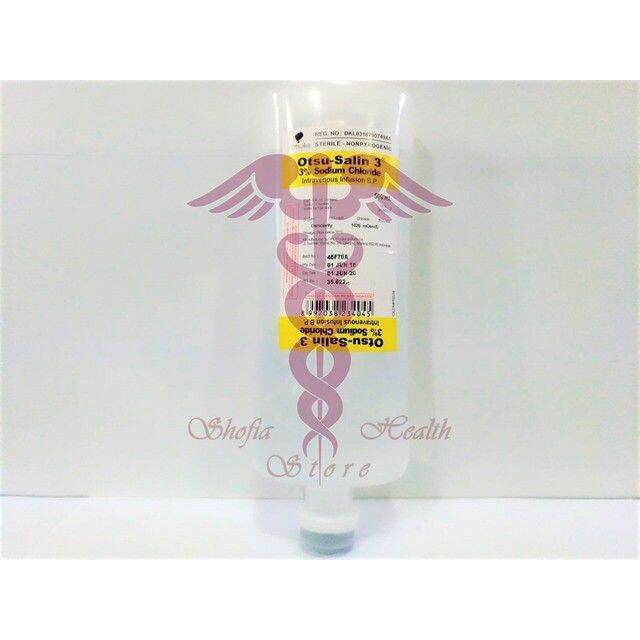Asli NaCL Otsu 500 ml 3% / Cairan Infus & Cuci Luka / Otsu Salin ...