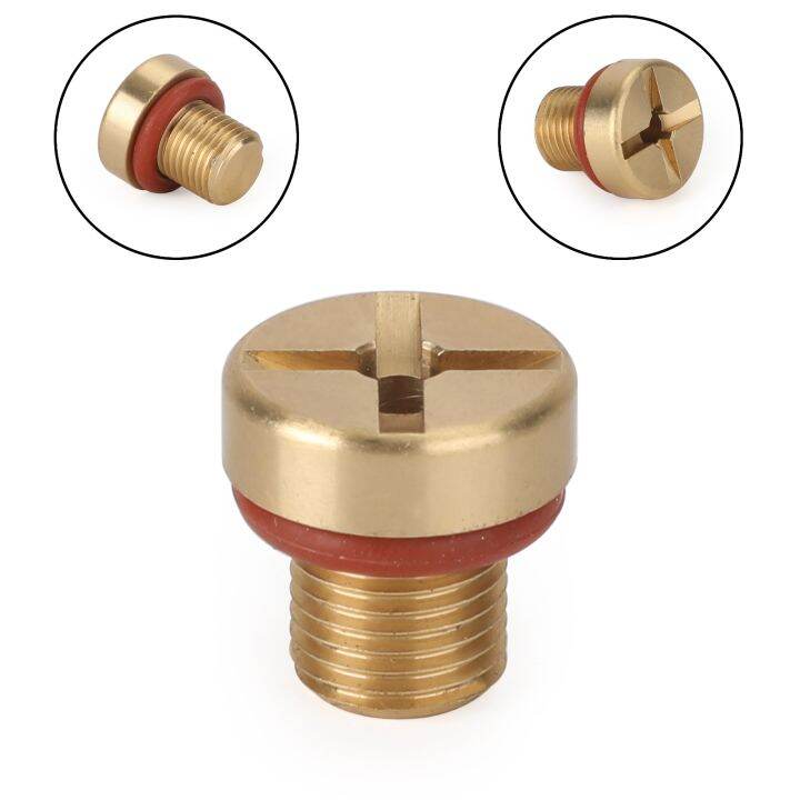 Areyourshop Vent Screw Brass Radiator Coolant Bleed Screw 17111712788 ...