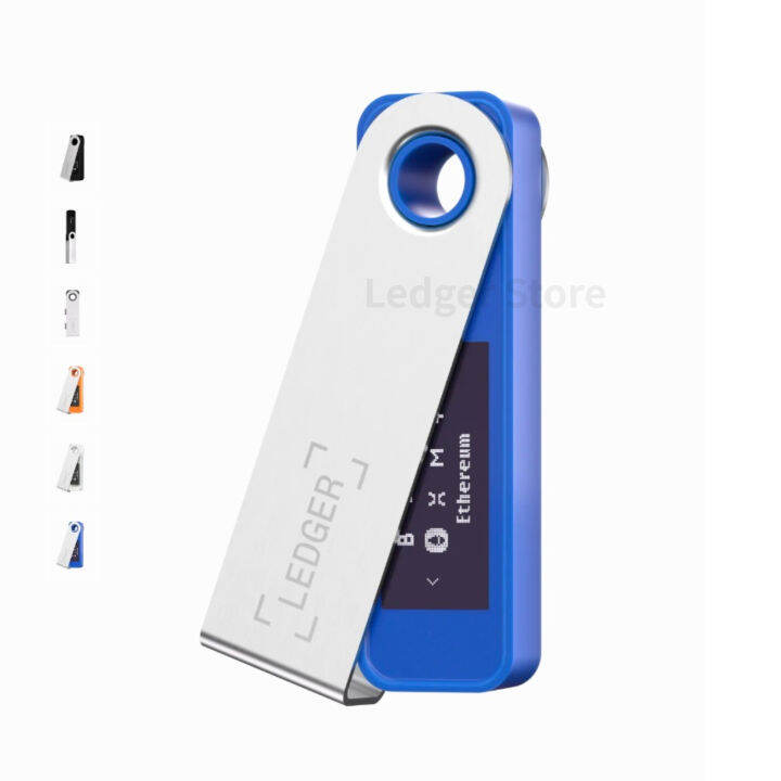 Ledger nano S Plus Blue Style Crypto Wallet Hardware wallet No ...