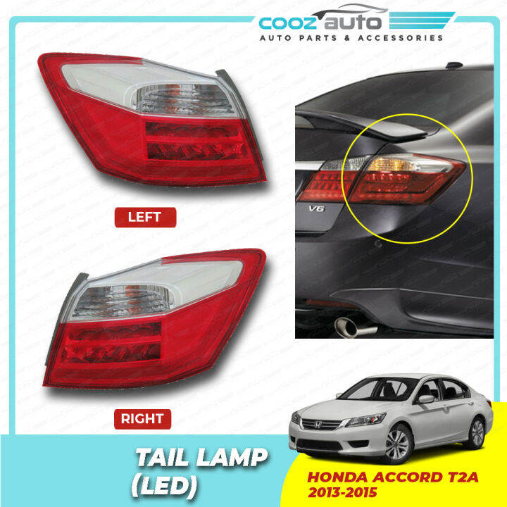 Honda Accord T2A 2013 - 2015 Rear Left & Right Side Taillight Taillamp ...