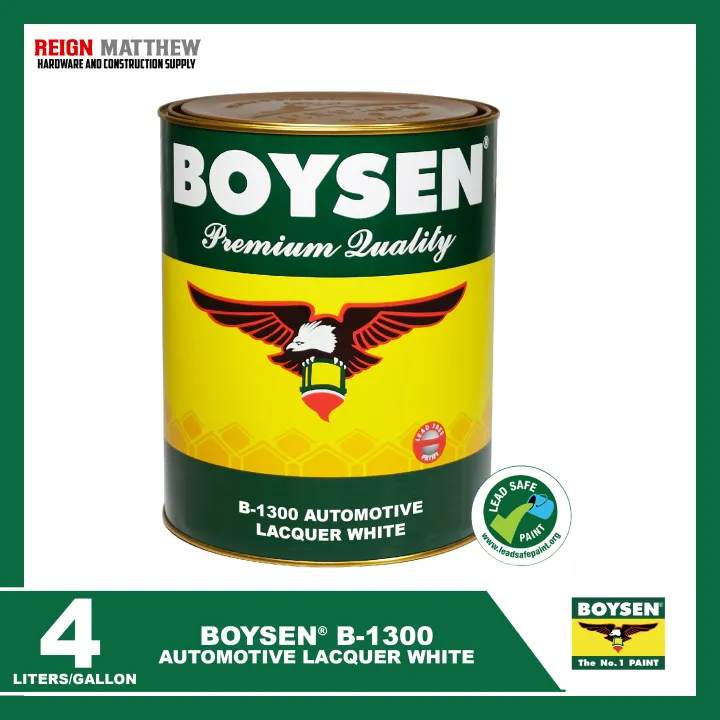 BOYSEN LACQUER 1Liter/4Liters/16Liters | Lazada PH