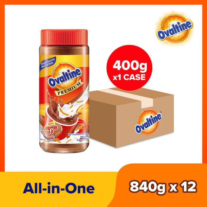 Ovaltine Premium 400g Jar 1 CASE | Lazada PH