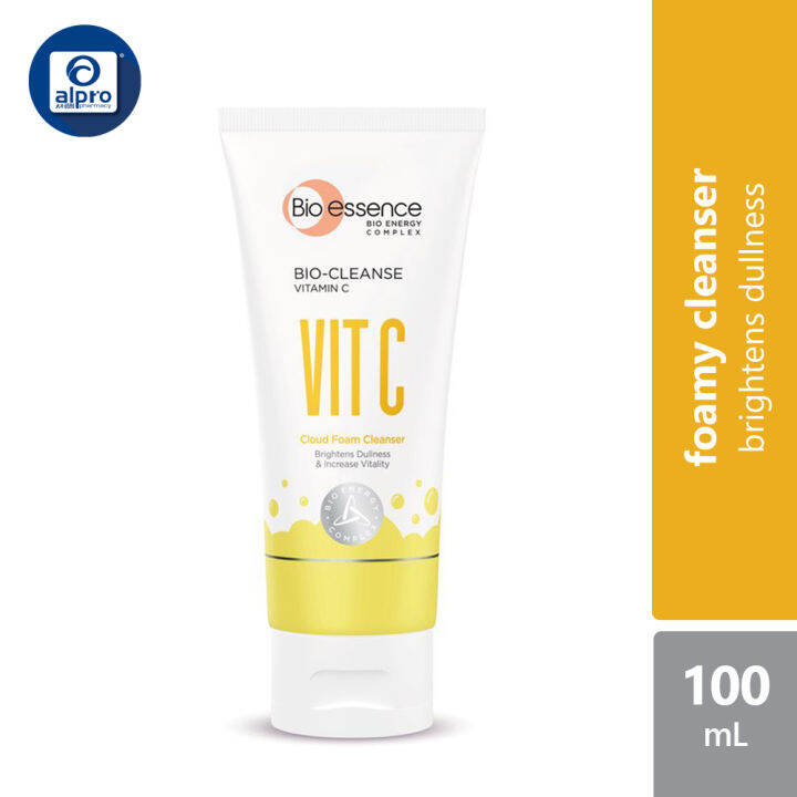 Bio-essence Bio-Cleanse Pure Vitamin C Cloud Foam Cleanser 100g | helps ...
