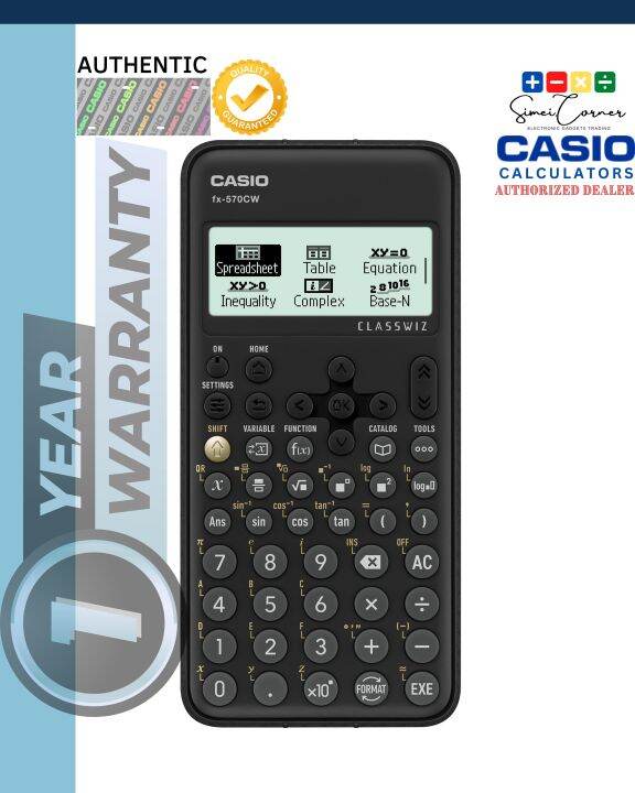 Casio Calculator fx-570CW | Lazada PH