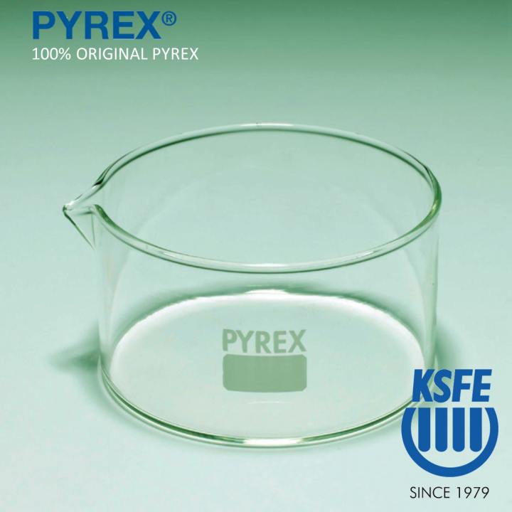 [ORIGINAL] Pyrex Crystallising Dishes Flat Bottom, with Spout 500ml ...