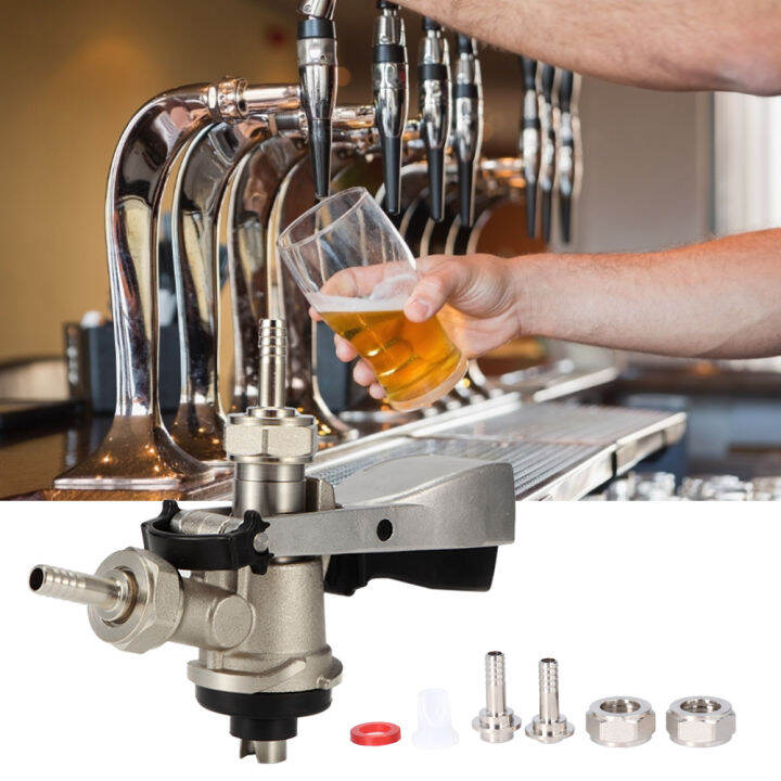 G5/8 S Type Brewing Draft Beer Keg Taps Coupler Dispenser สำหรับโฮมบาร์ ...