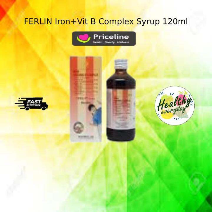 FERLIN Iron+VitBComplex Syrup 120ml | Lazada PH