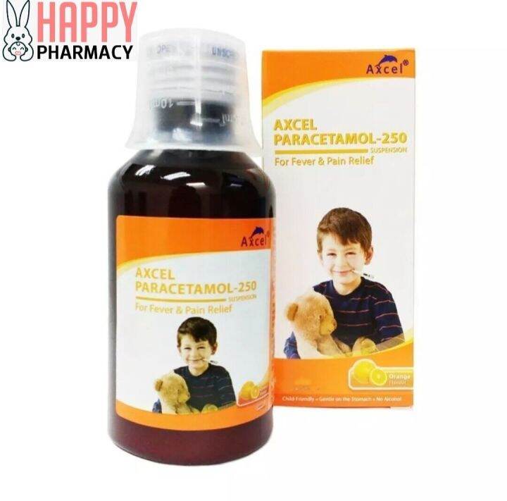 AXCEL PARACETAMOL 250 SUSPENSION 100ML [EXP:12/25] AXCEL PCM SYRUP | Lazada