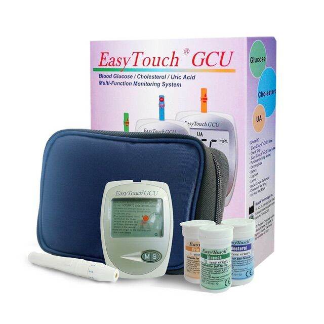 EasyTouch GCU 3in1 kit Set Blood Glucose/Cholesterol/Uric Acid Multi ...