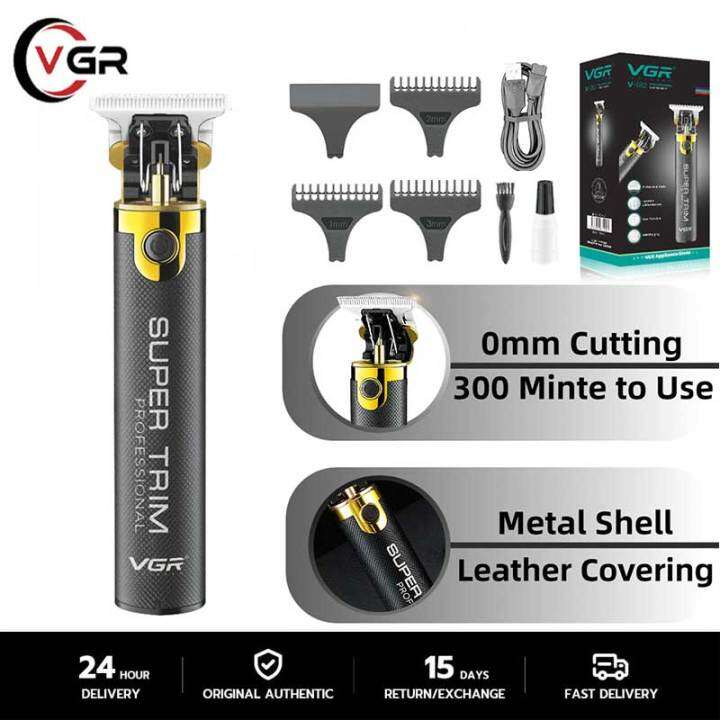 VGR Professional Hair Clipper T9 Hair Cutting Machine Cordless Haircut ...