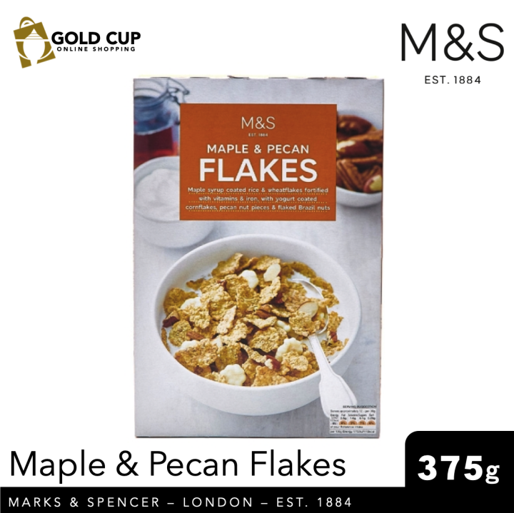 Marks & Spencer Food Maple & Pecan Flakes 375g | Lazada PH