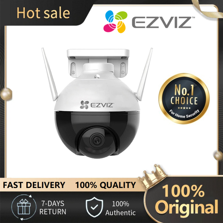 EZVIZ C8C 1080P H.265 Wireless IP Pan-Tilt Outdoor Security Camera with ...