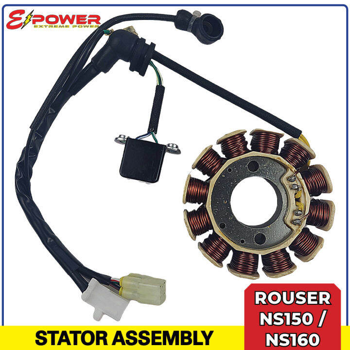 E-Power Magneto Stator Coil Assembly for Kawasaki Rouser NS150, Rouser ...