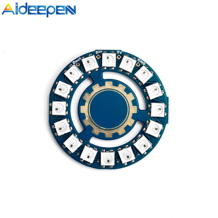 Aideepen ICSI017A 16-bit WS2812-4 Programmable Color LED Board RGB ...