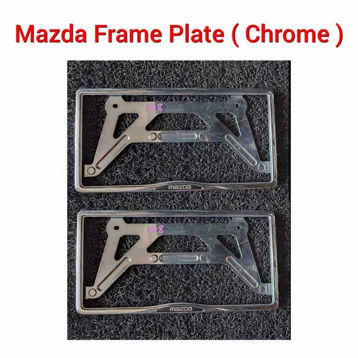 Mazda Frame Plate ( Chrome ) / Car Number Plat / Papan Nombor Kereta ...