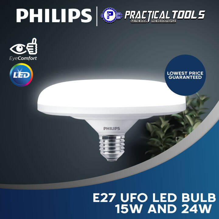 Original Philips UFO E27 LED Bulb 15W to 24W Cool Daylight | Lazada PH
