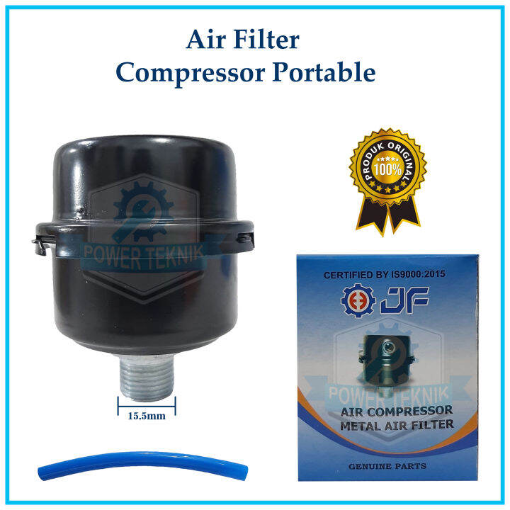 Filter Udara Kompressor Portabel Body Besi Drat 3/8 Inch Saringan Angin ...