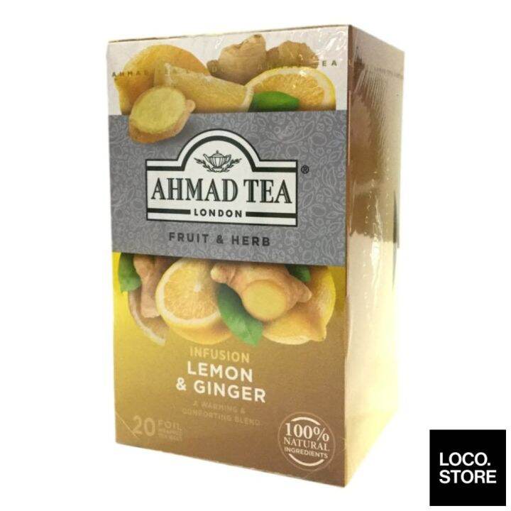 Ahmad Tea Lemon & Ginger 20 Teabags | Lazada