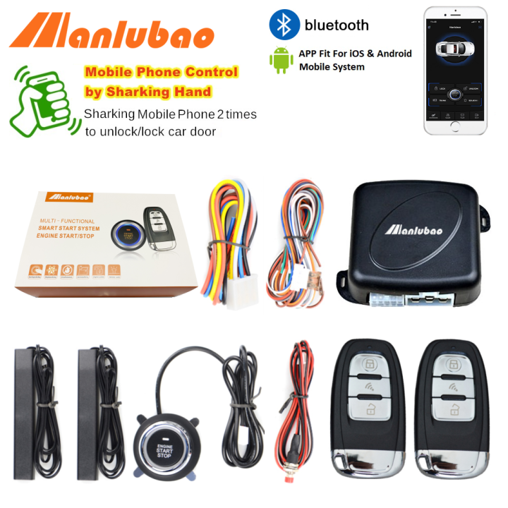 Manlubao A APP【Fit for iOS & Android phone System】Keyless Entry Push ...