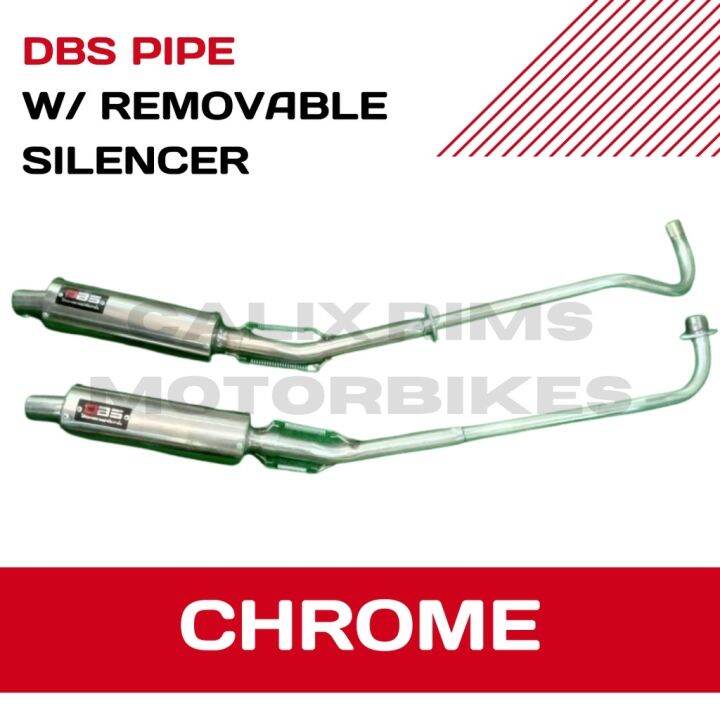 New 2023 DBS pipe Chrome w/removable silencer | Lazada PH