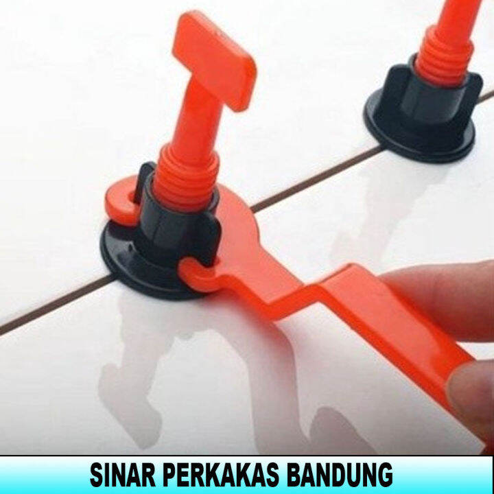 Alat Perata Keramik Set 50pcs IKURA Tile Leveling 1.5 mm Bikin Kerjaan ...