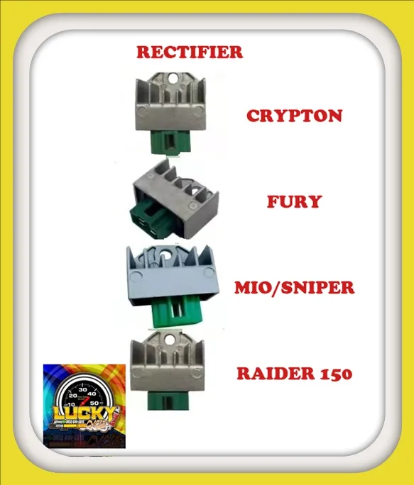 RECTIFIER FOR RAIDER J/SMASH, SHOGUN PRO/SHOGUN 125, TMX 5 -WIRE ...