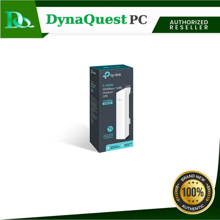 TPLink CPE220 2.4GHz 300Mbps 12dBi Outdoor CPE | Lazada PH