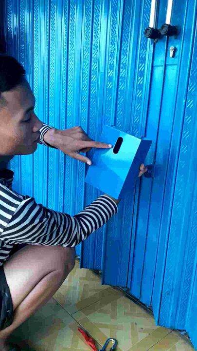 BOX PENGAMAN KUNCI GEMBOK RUKO PINTU HARMONIKA / FOLLDING GATE ANTI ...