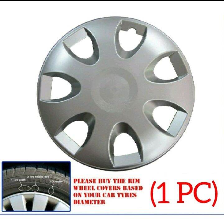 (1 PC) Universal Proton (Saga BLM 13" Inch Design) ABS Universal Wheel ...