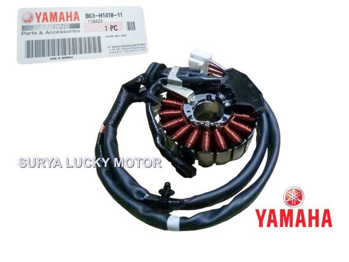 SPOOL SPOL KABEL PANJANG ORIGINAL YAMAHA AEROX 155, LEXI / STATOR ASSY B63-H1410-11 | Lazada ...