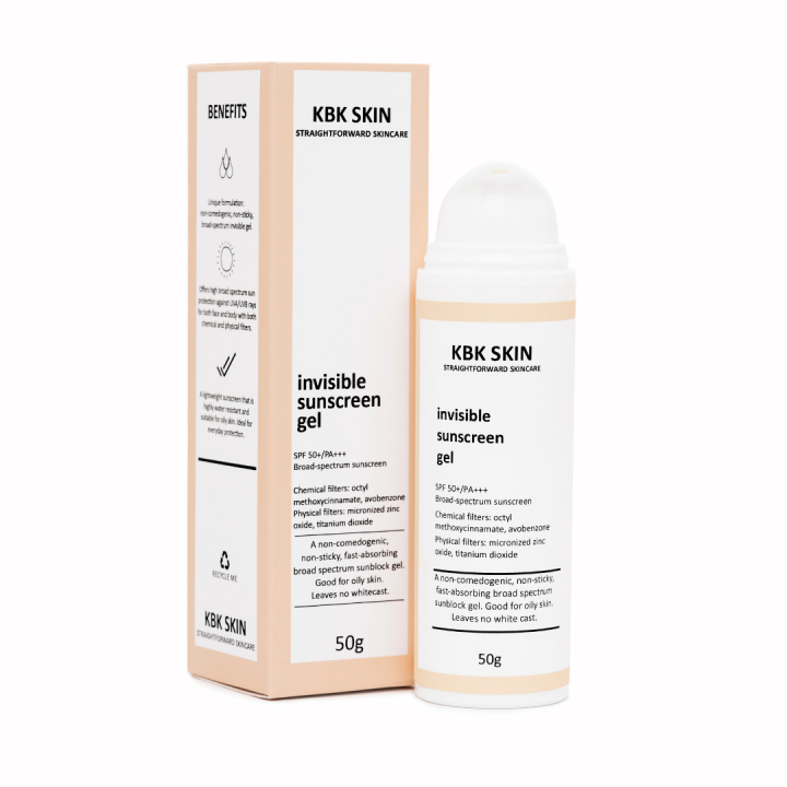 KBK SKIN INVISIBILE SUNSCREEN GEL SPF 50+ PA+++ | Lazada PH