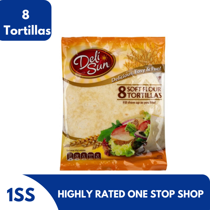 Deli Sun 8 Soft Flours Tortillas | Lazada PH