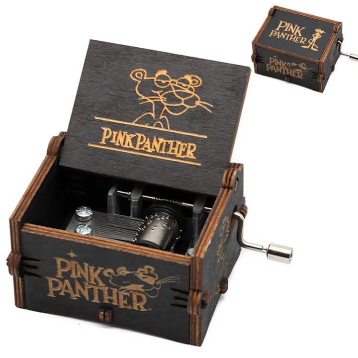 Popular Music Box Animation Style Retro Wooden Hand Operated Music Box ...