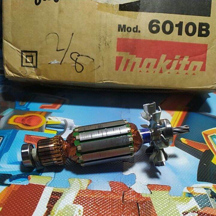 Armature Angker Mesin Bor Makita 6010B 6010 B Original Makita | Lazada ...