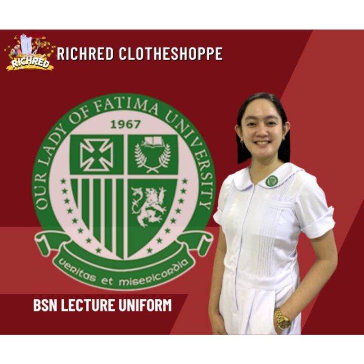 【Must Have】 OLFU/OUR LADY OF FATIMA UNIVERSITY/BSN LECTURE UNIFORM ...