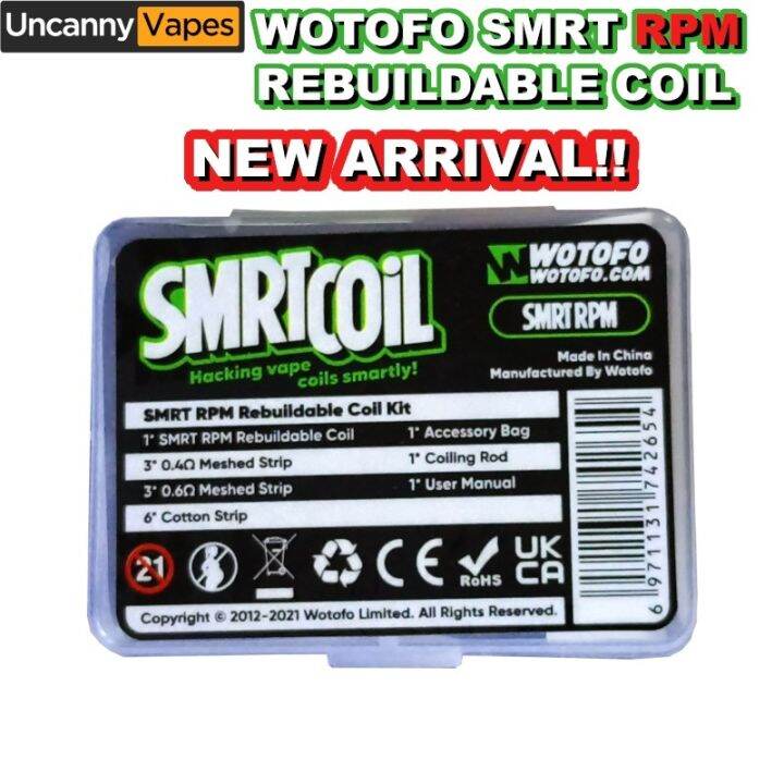 Wotofo SMRT RPM Rebuildable Coil Kit | Lazada PH