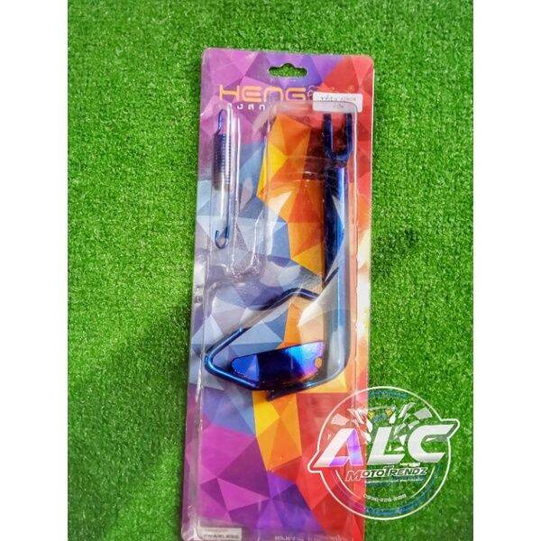 ALC Mototrendz - HENG SIDE STAND for Yamaha AEROX 14s BLUE, Made in ...