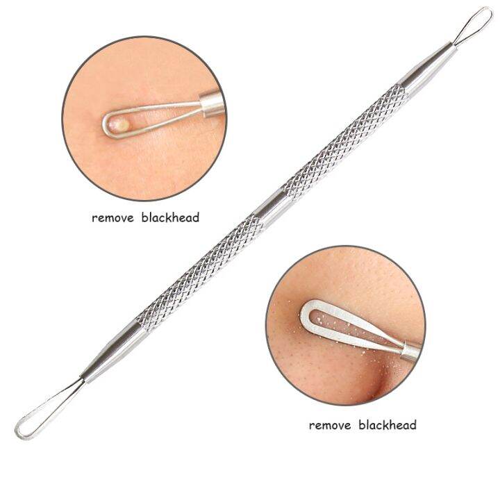 Stainless Steel Acne Extractor Remover Blackhead Pimple Needles | Lazada PH