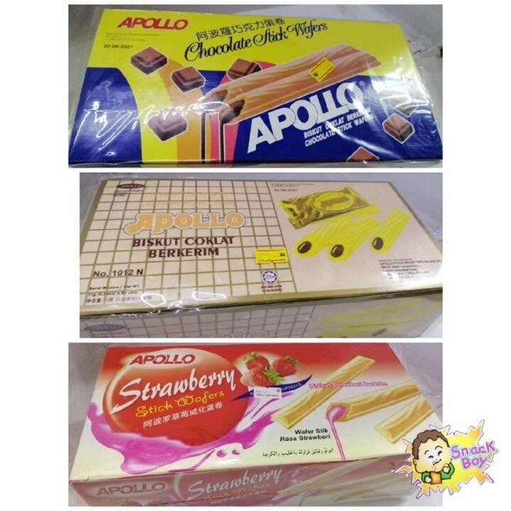 Apollo wafer stick 30pcs x 11g | Lazada