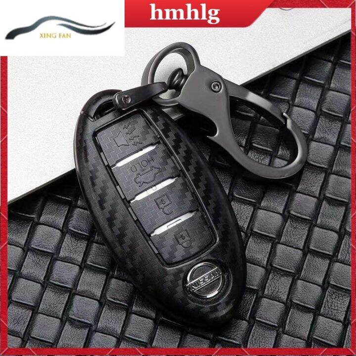 XINFAN Nissan Navara Keyless Remote Carbon Fibre Hard Case + Silicone ...