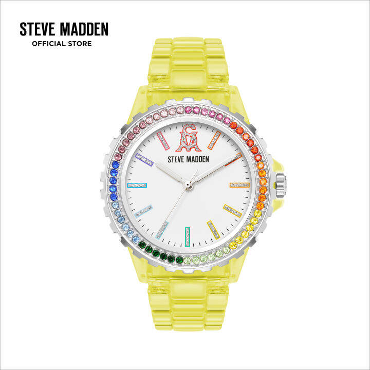 Steve Madden Transparent Plastic Watch SM1061RBYL | Lazada PH