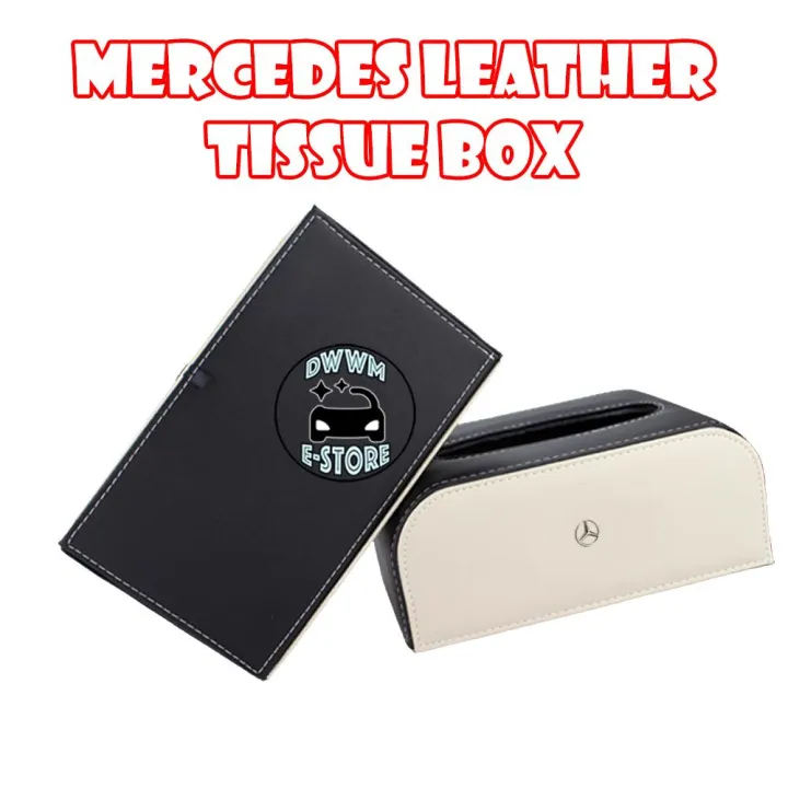 Mercedes Leather Tissue Holder Box for C200 C300 E200 E300 and all ...
