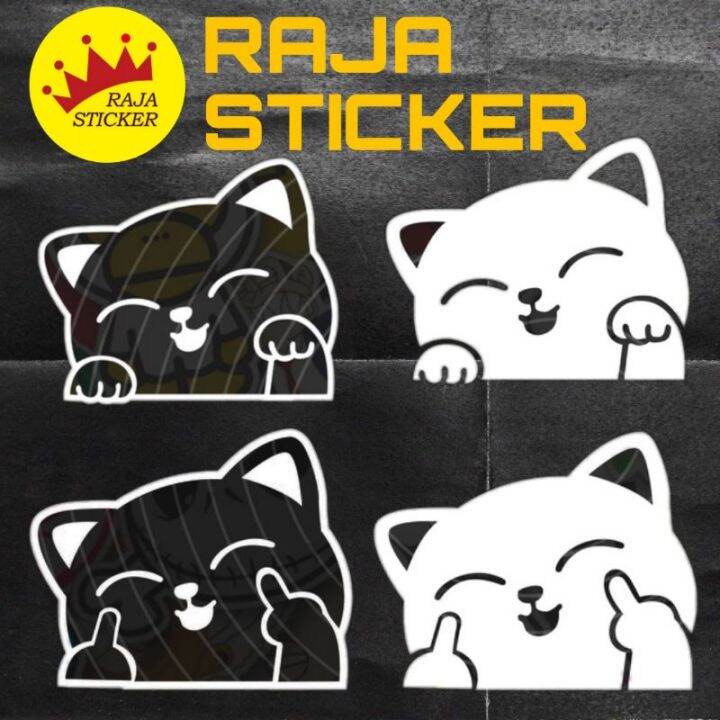Sticker cutting stiker kucing lucu | Lazada Indonesia